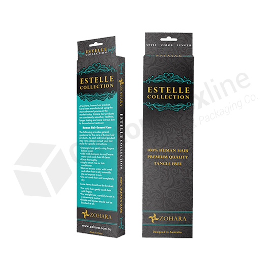 Custom Hair Extension Packaging | Low Minimums | CustomBoxline.co.uk